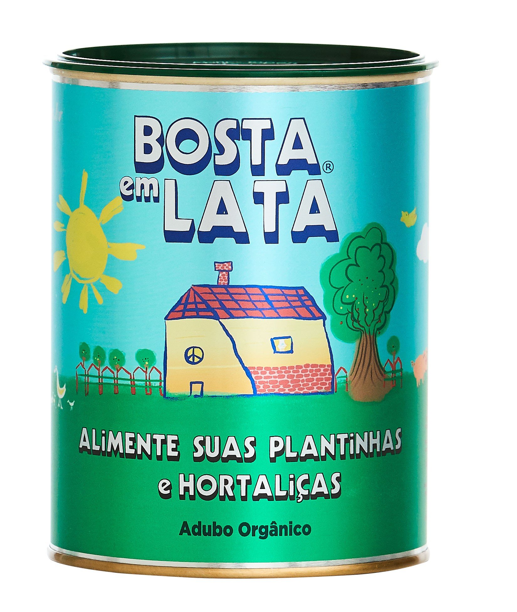 Bosta em Lata Adubo Orgânico 500 gramas