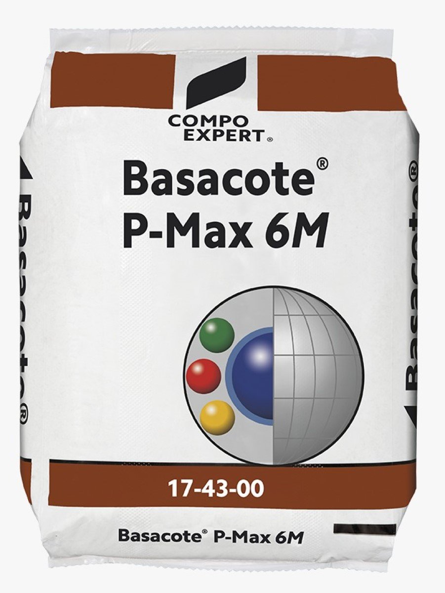 Fertilizante Liberação Controlada BASACOTE P MAX 6M Compo Expert 25 kg