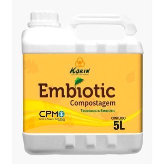 Acerelador de Compostagem EMBIOTIC Korin 5 Litros