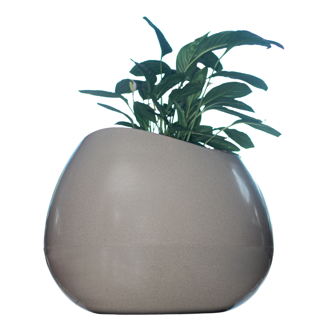 Vaso Polietileno Classic ARCA 39 Nutriplan cor - Cimento